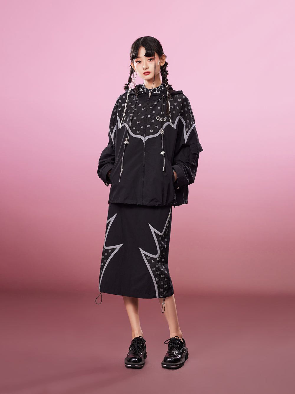 MUKZIN Hot Diamond New Popular Retro Style Thin Skirt