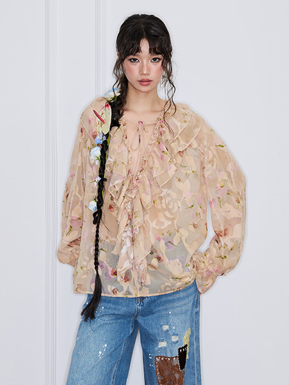 MUKZIN“Capsule Collection”Neo-Chinese style vintage long lightweight s