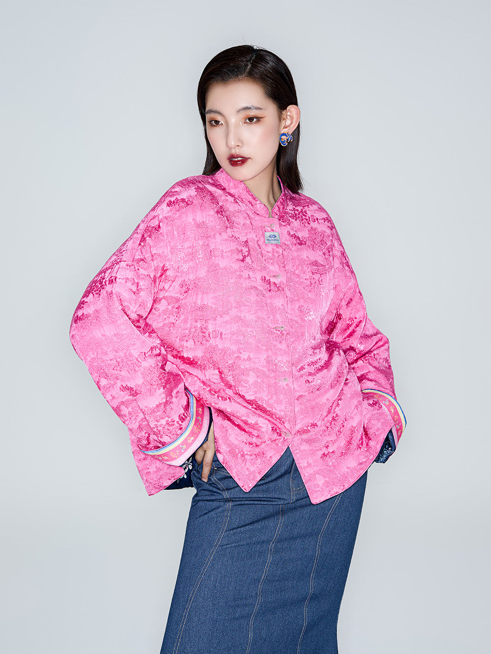 MUKZIN Linglong New Chinese-Style Two-way Wear Improved Tang Suit Cott
