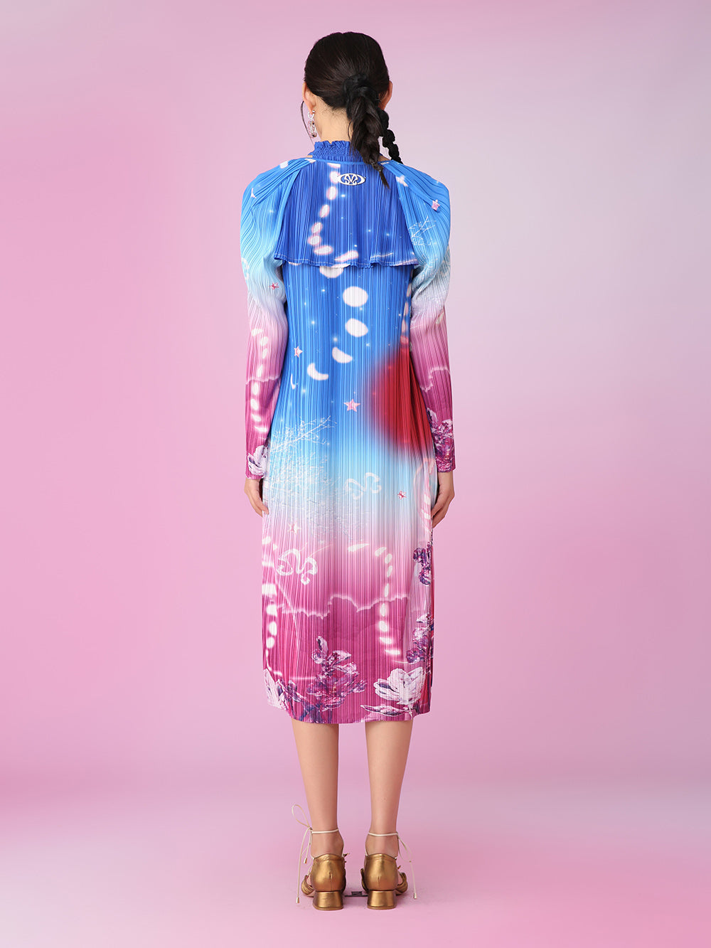 MUKZIN Printed Fit Two-piece Design Ombre Slim Original Dresses MUKZIN Printed Fit Two-piece Design Ombre Slim Original Dresses
